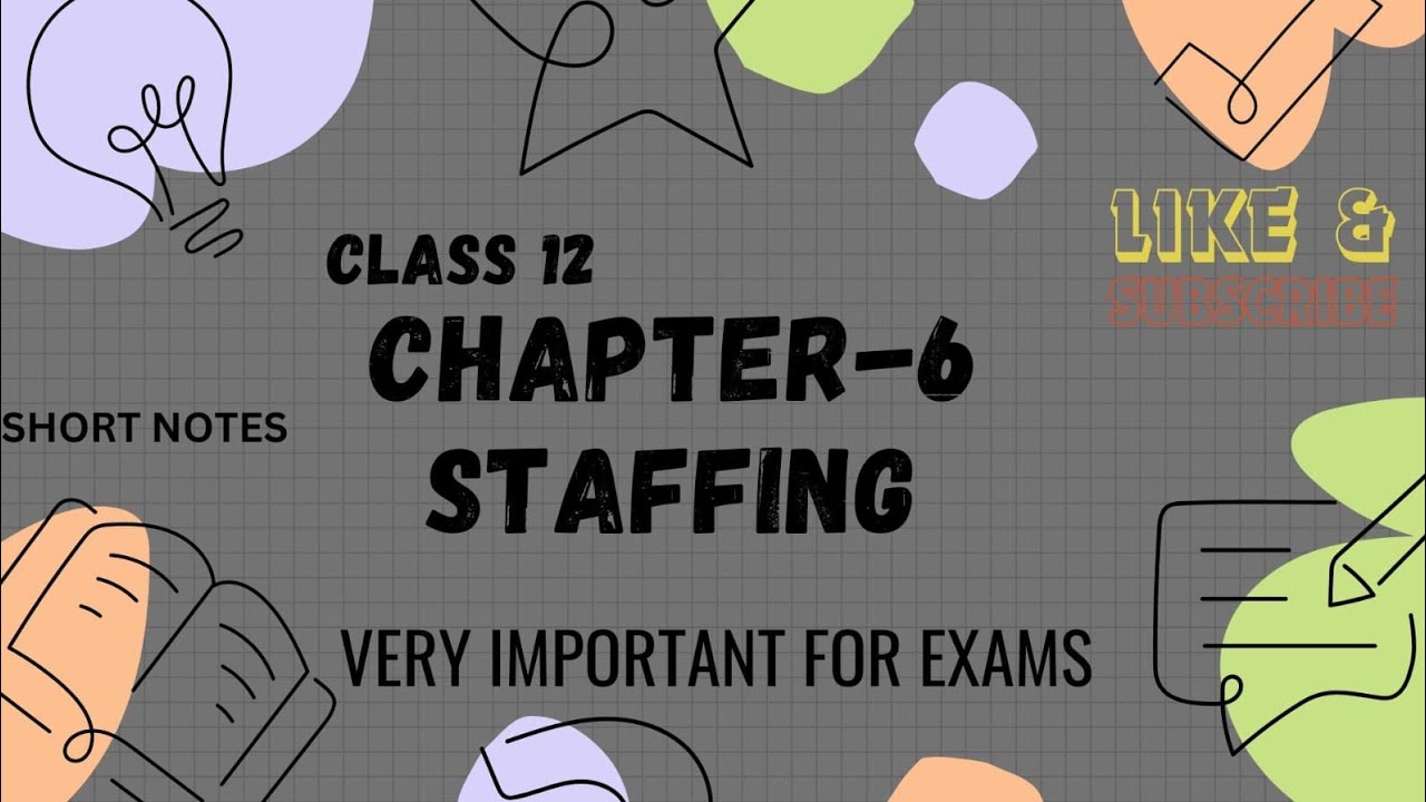 Class 12 Chapter-6 Staffing - YouTube