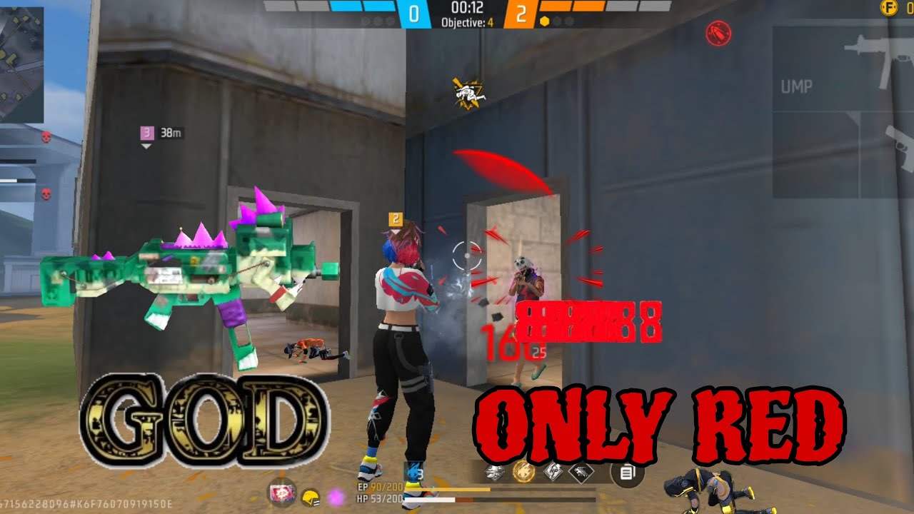 UMP ONLY RED NUMBER IN MOBILE 🎯 UMP GOD 🗿 UMP USE LIKE PRO @The ...