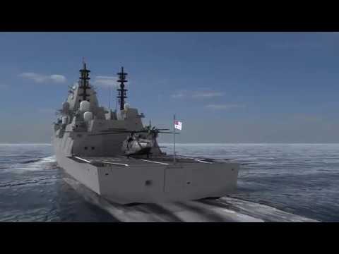Australian Type 26 frigate, official - YouTube