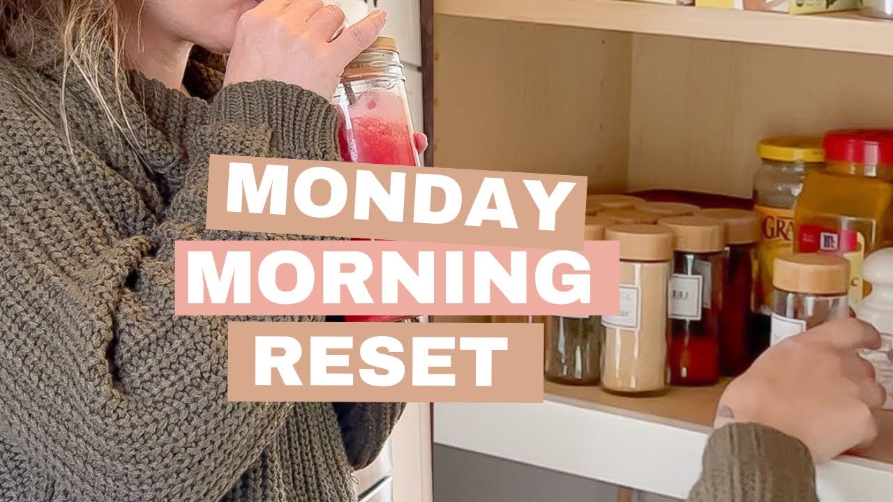 Monday Morning Reset Vlog, Homemaker Motivation - YouTube