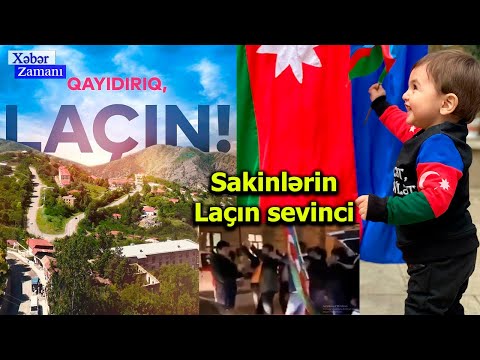 Laçının azadlığı Azərbaycanda belə qeyd edilir. Sakinlərin Laçın sevinci