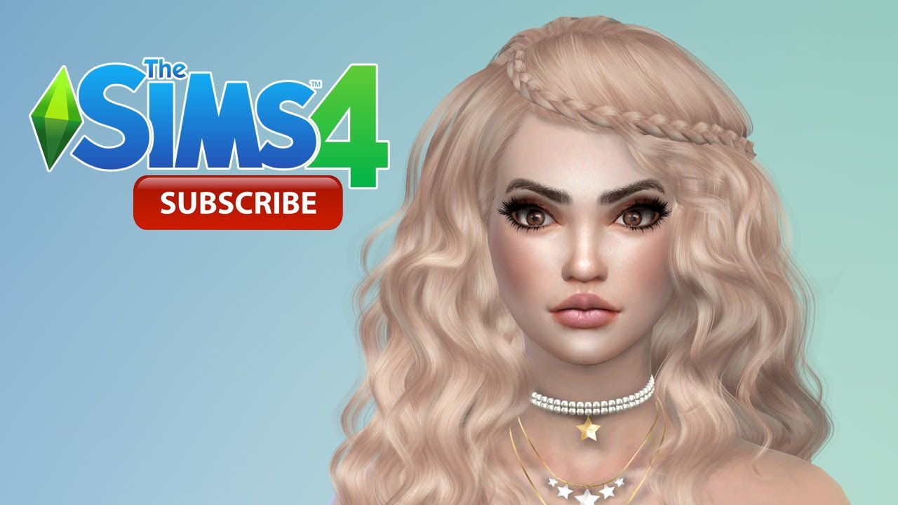 Sims 4 Create a Sim CAS - realistic indie rock - YouTube