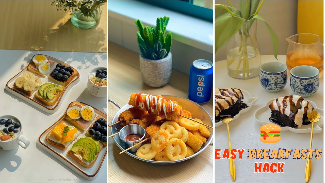 10 Easy Diy Food Craft Ideas #2 - Simple Breakfast Hack - YouTube