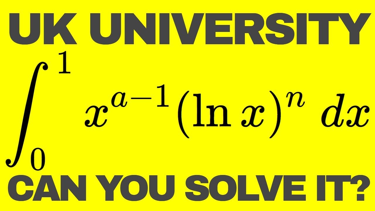 Just use Feynman's Trick on every integral - YouTube