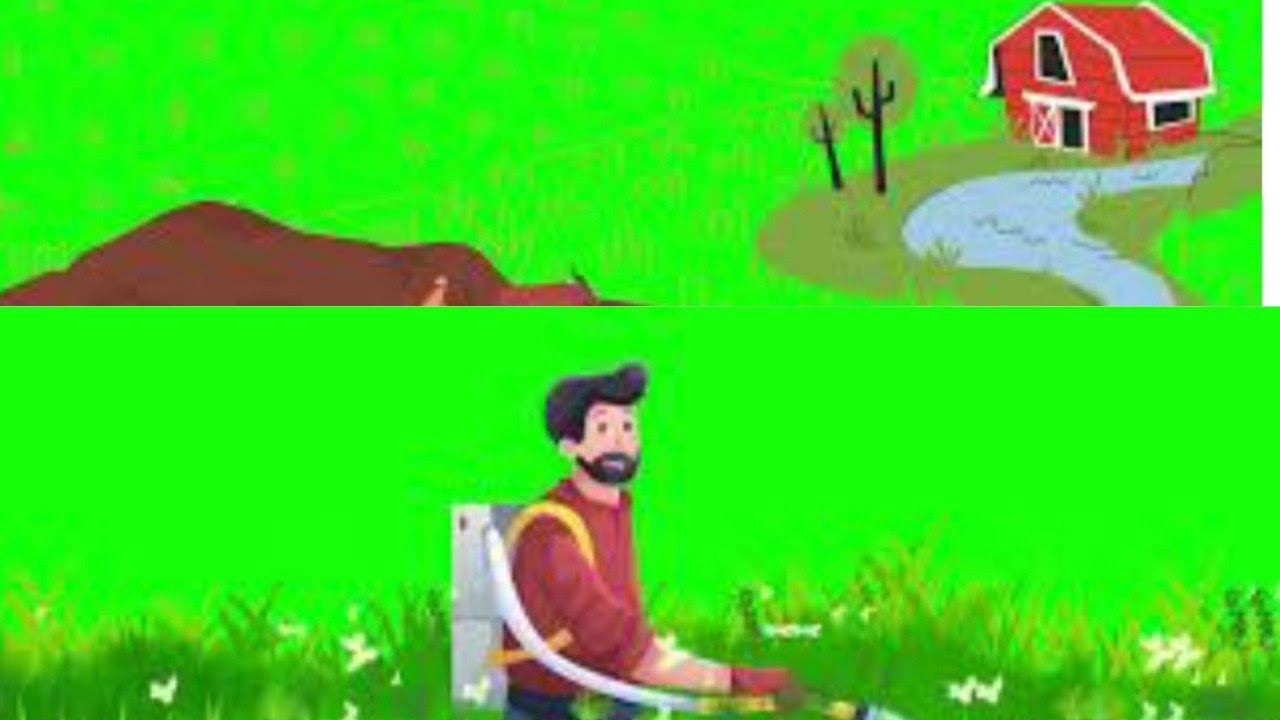 farmer story #greenscreen #cartoon - YouTube
