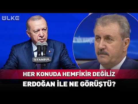 Her Konuda Hemfikir Değiliz! Destici, Erdoğan İle Ne Görüştü?