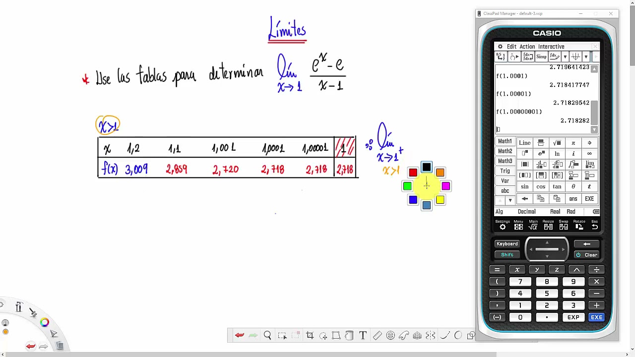 Limites por tablas - YouTube