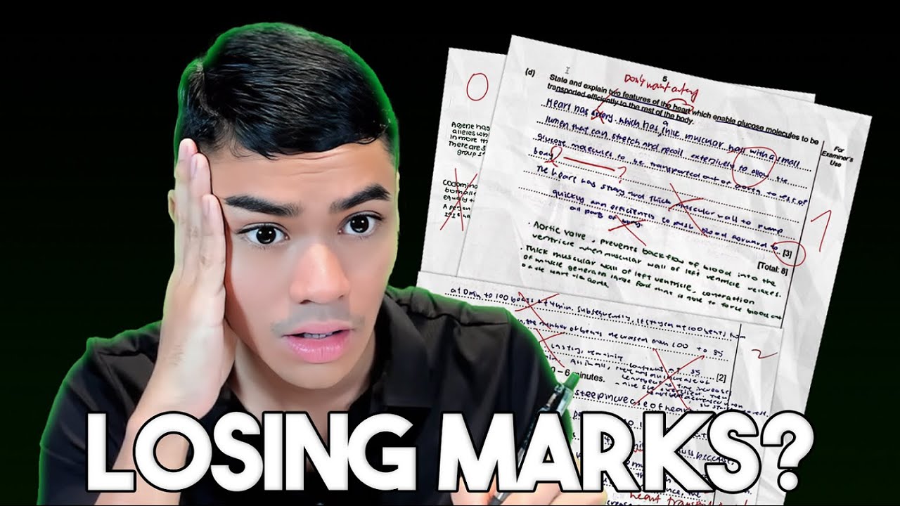 Why You Lose Marks: Analysing a Students' Prelim Bio Paper 2! - YouTube