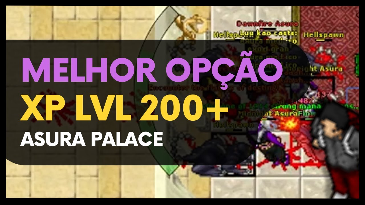 TIBIA: HUNT ASURA PALACE EK LVL 200+ 3.6KK NA RAW COM SET BÁSICO - YouTube