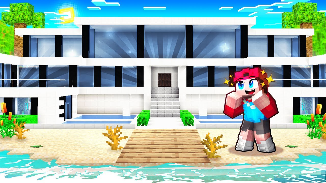 Ich BAUE meine eigene LUXUS INSEL in MINECRAFT! - YouTube