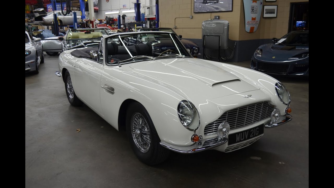 1969 Aston Martin DB6 Volante Walkaround - Autosport Designs - YouTube