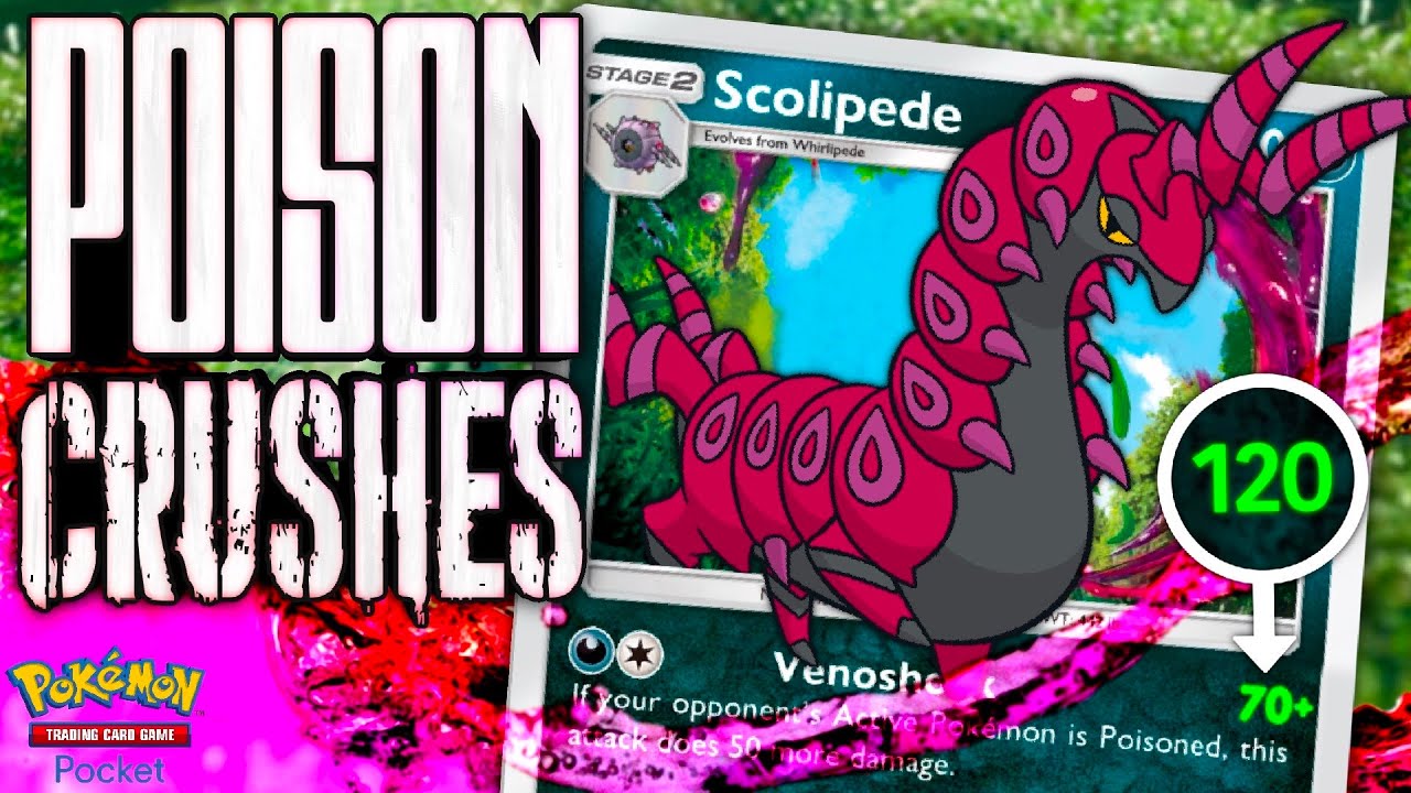Scolipede DOMINATES As The BEST Dark Pokemon In Pokemon Tcg Pocket ...
