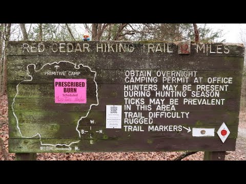 Two Day, 12 Mile Overnight Adventure - Red Cedar Trail: Day 1 - YouTube