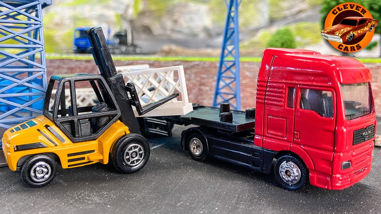 1/64 Scale Diecast Trucks and Trailers Show [Stop Motion] - YouTube