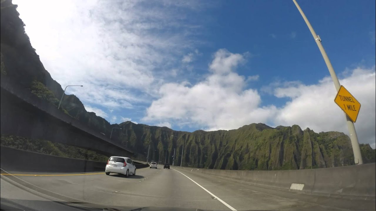 Hawaii H3 freeway time lapse - YouTube