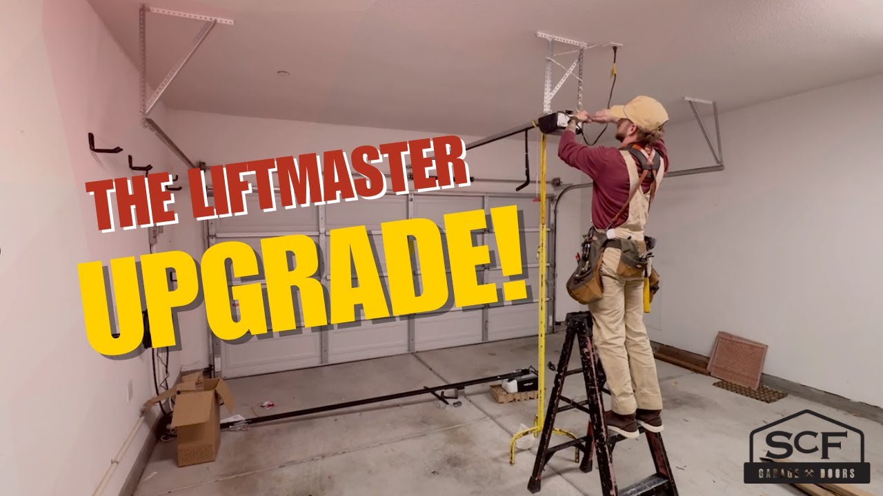 Installing the LiftMaster 2420L | UPGRADE from Genie Legacy 850 - YouTube