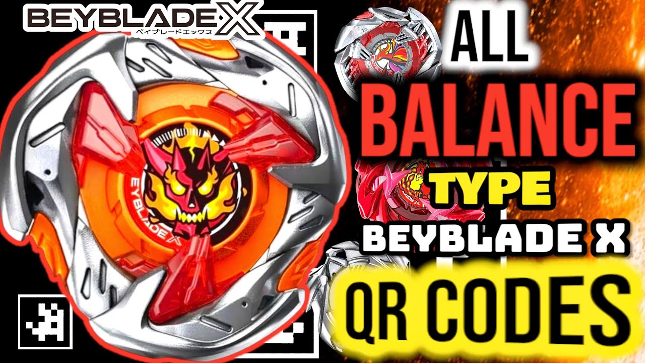 Most Powerful BALANCE Type Beyblades QR Codes | BEYBLADE X APP by ...