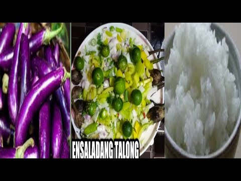 eggplant salad filipino salad talong recipe ensaladang talong ...