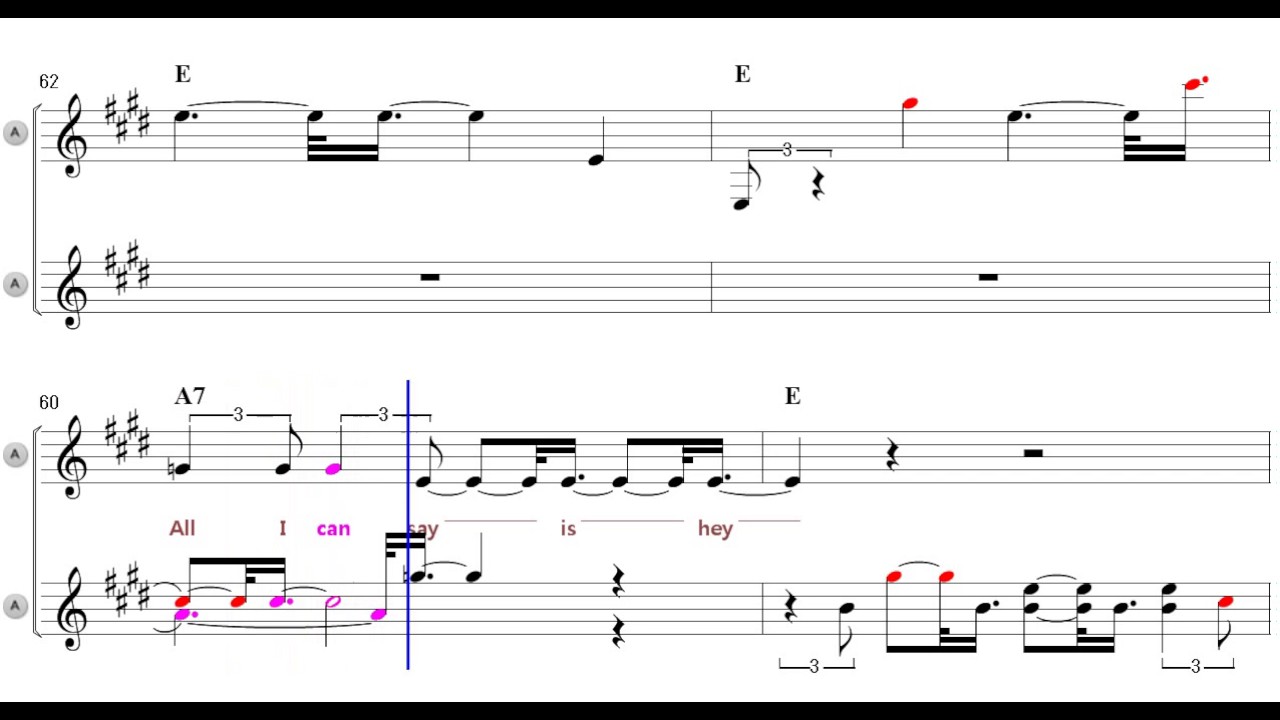 Hey hey - Eb Alto Sax Sheet Music [ ERIC CLAPTON ] - YouTube