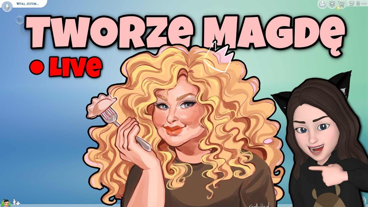 Tworzę Magdę Gessler w The Sims 4 ! Live u @YumiYT - YouTube