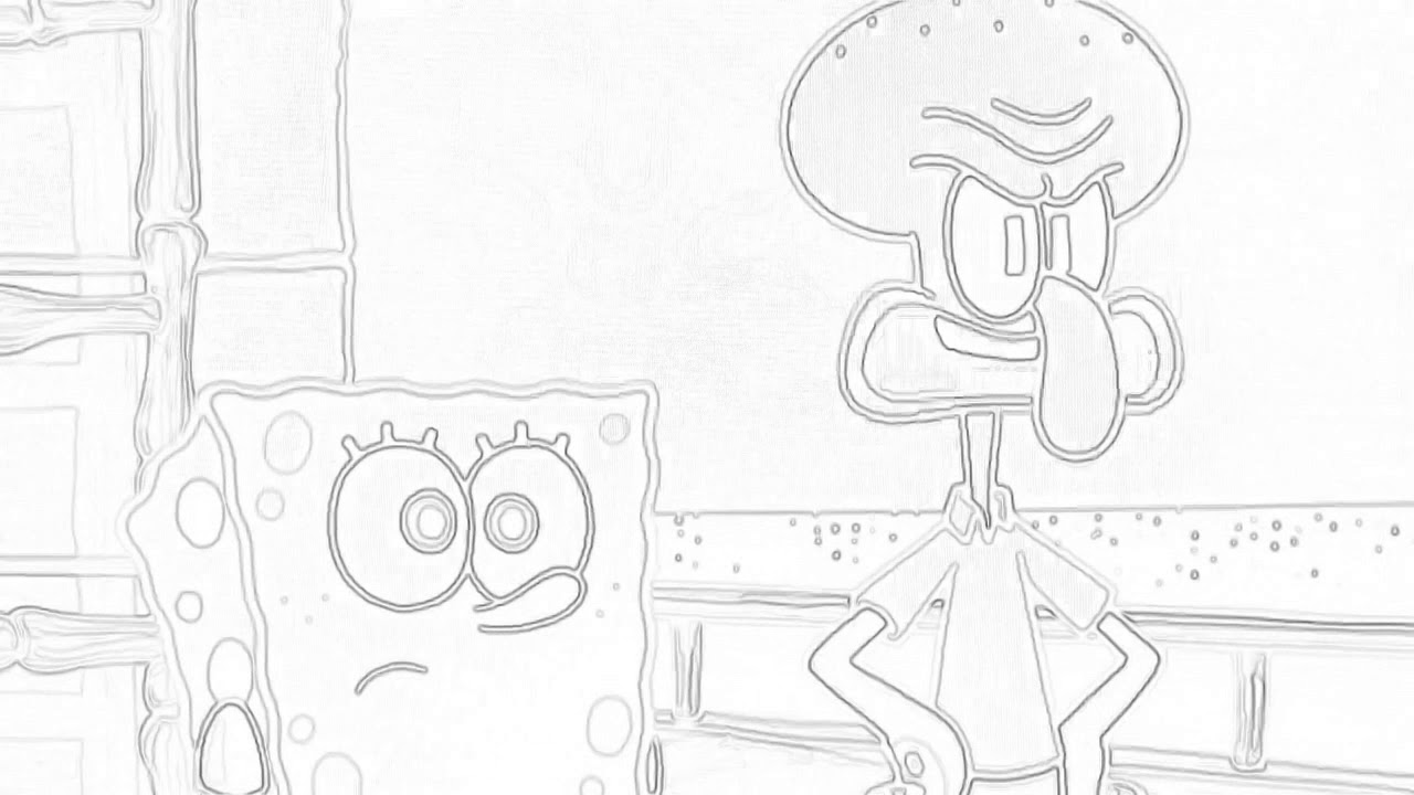 Spongebob squarepants clams sketch - YouTube