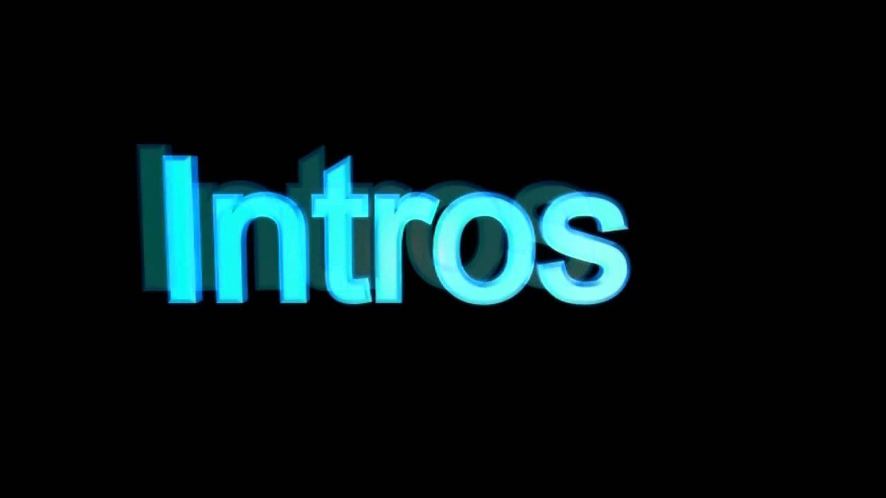 New, Better Intro for Edits - YouTube