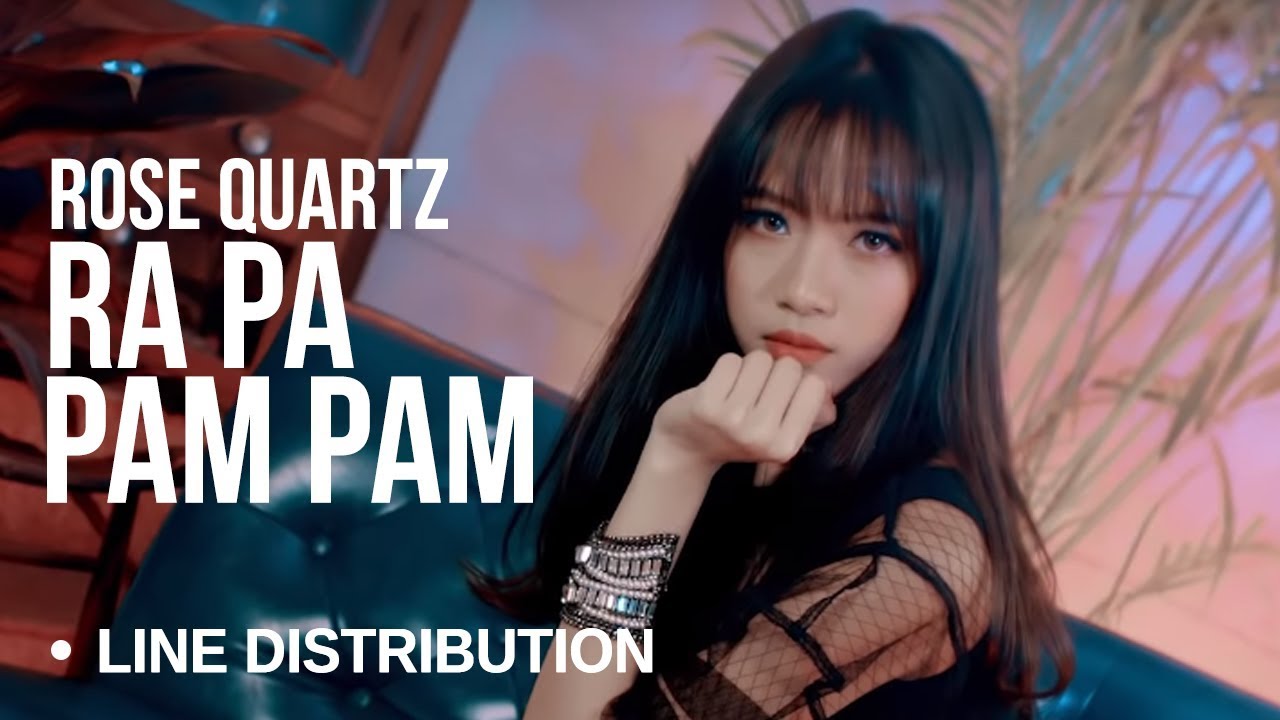 Rose Quartz - Ra Pa Pam Pam | Line Distribution (Color Coded | Thai ...