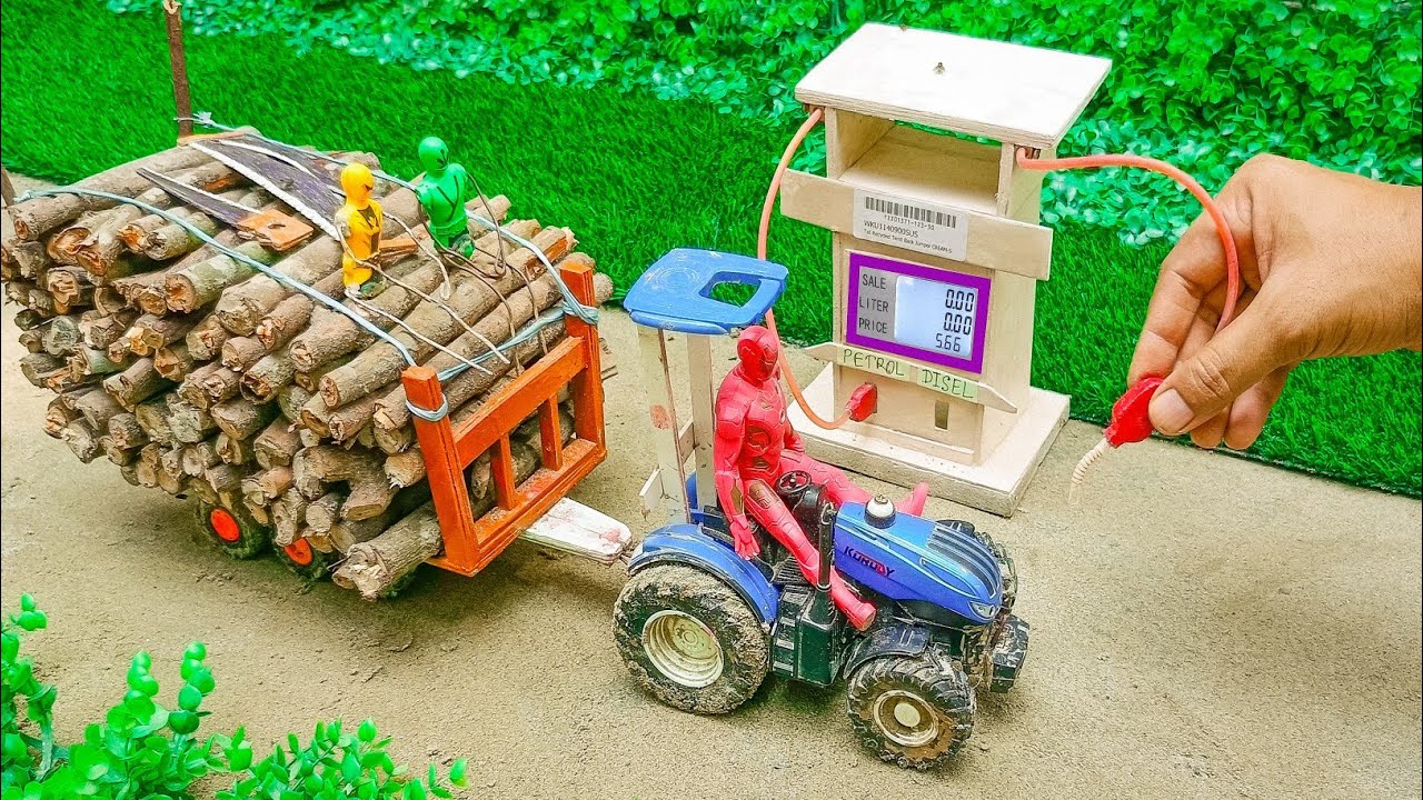 top most creative mini diy tractor science project/cutting trees and ...