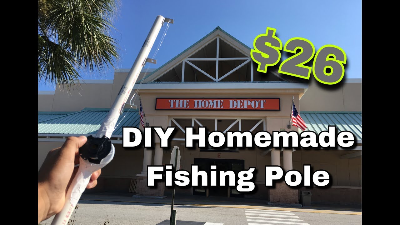 DIY Homemade Fishing Rod and Reel Catches EXOTIC!!! - YouTube