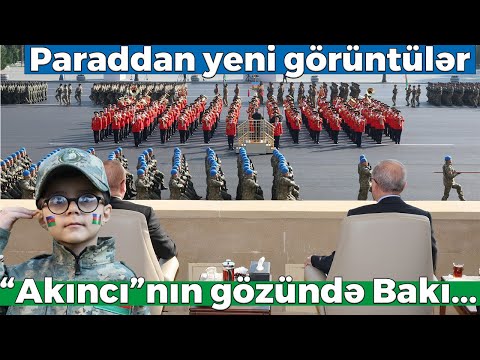 Paraddan sonra prezidentlər insanlarla sağollaşdı - “Akıncı”nın gözündə Bakı...