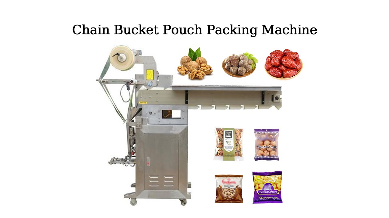 Automatic Bucket Chain Type Granule Packing Machine - YouTube