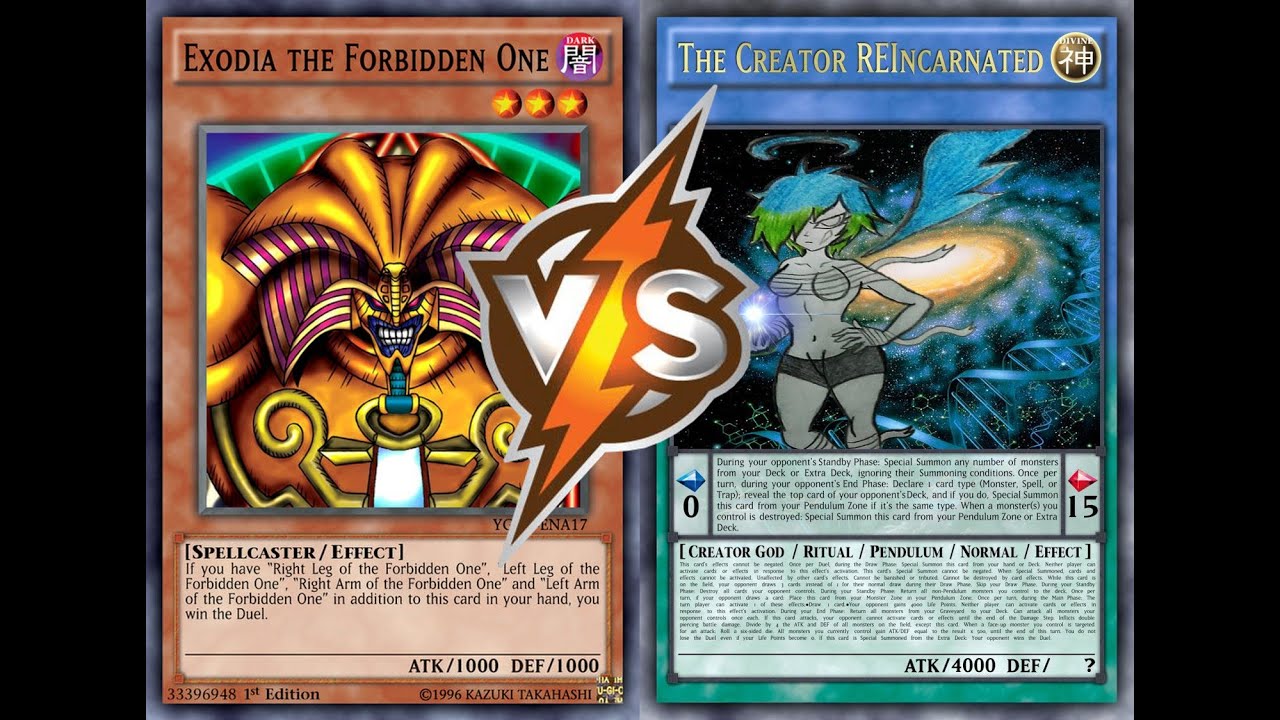 My Fastest Exodia Deck vs REI, The Creator (Pendulum Link Exodia) - YouTube