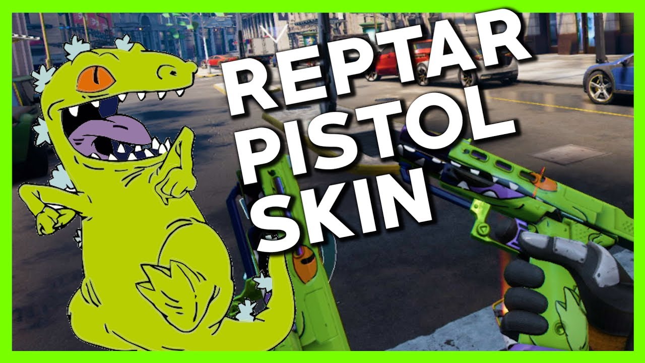 Reptar Pistol Skin (Robo Recall Mod) - The Savage Patch Kids - YouTube