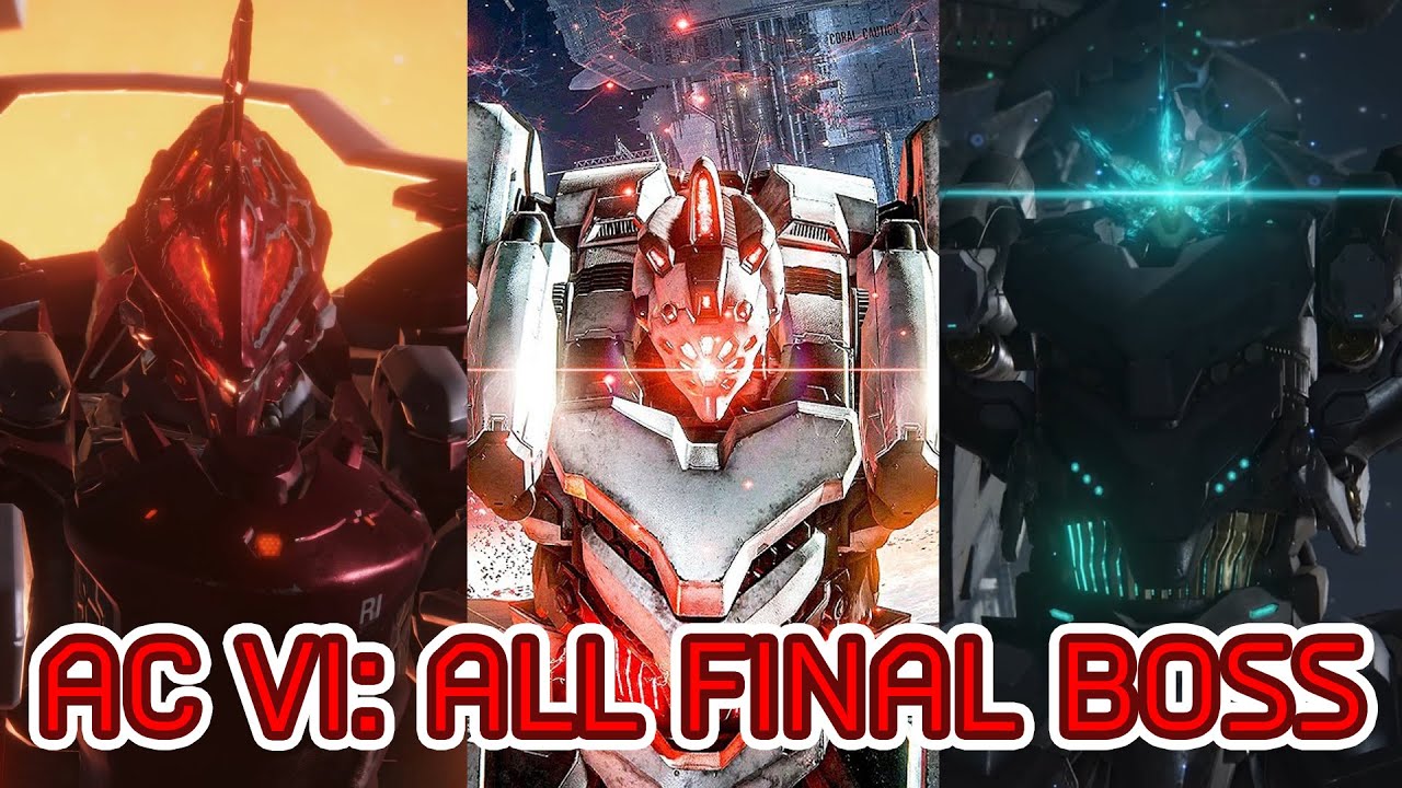 Armored core VI: All final boss - YouTube