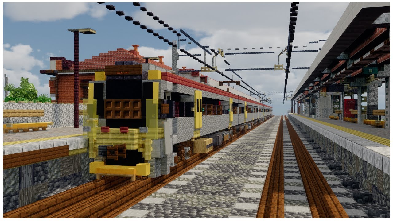 Minecraft: ESTACIÓN DE TRENES MUY REALISTA! - YouTube