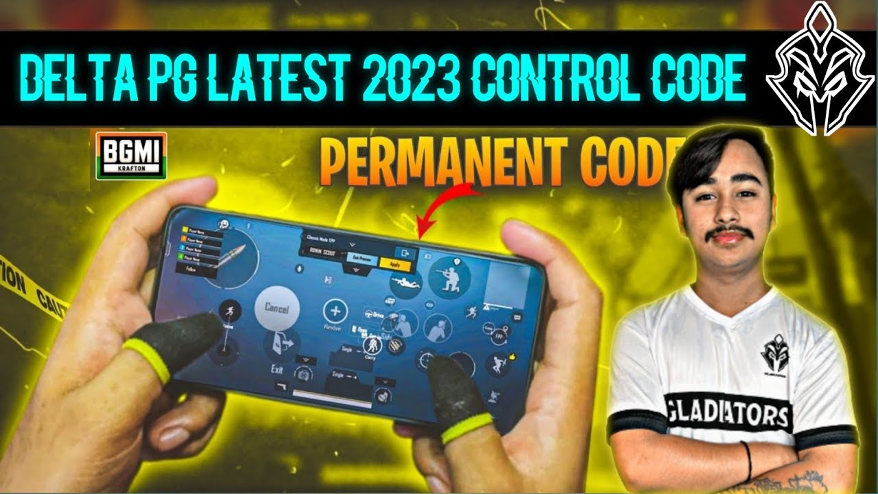 (New) Delta PG Control Code 2023 BGMI best 4 fingers claw # ...