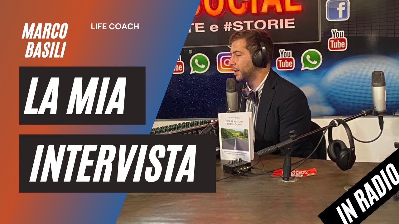 Intervista a Marco Basili Life Coach in Radio!! - YouTube