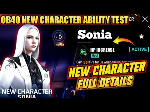 how to use sonia chracter ff | sonia chracter ability #ajjubhai # ...