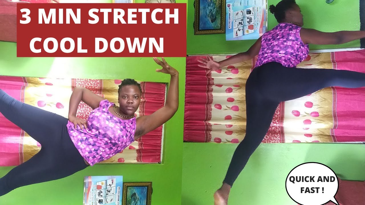 FAST 3 MINUTE COOL DOWN for BUSY PEOPLE : Perfect after workout - YouTube