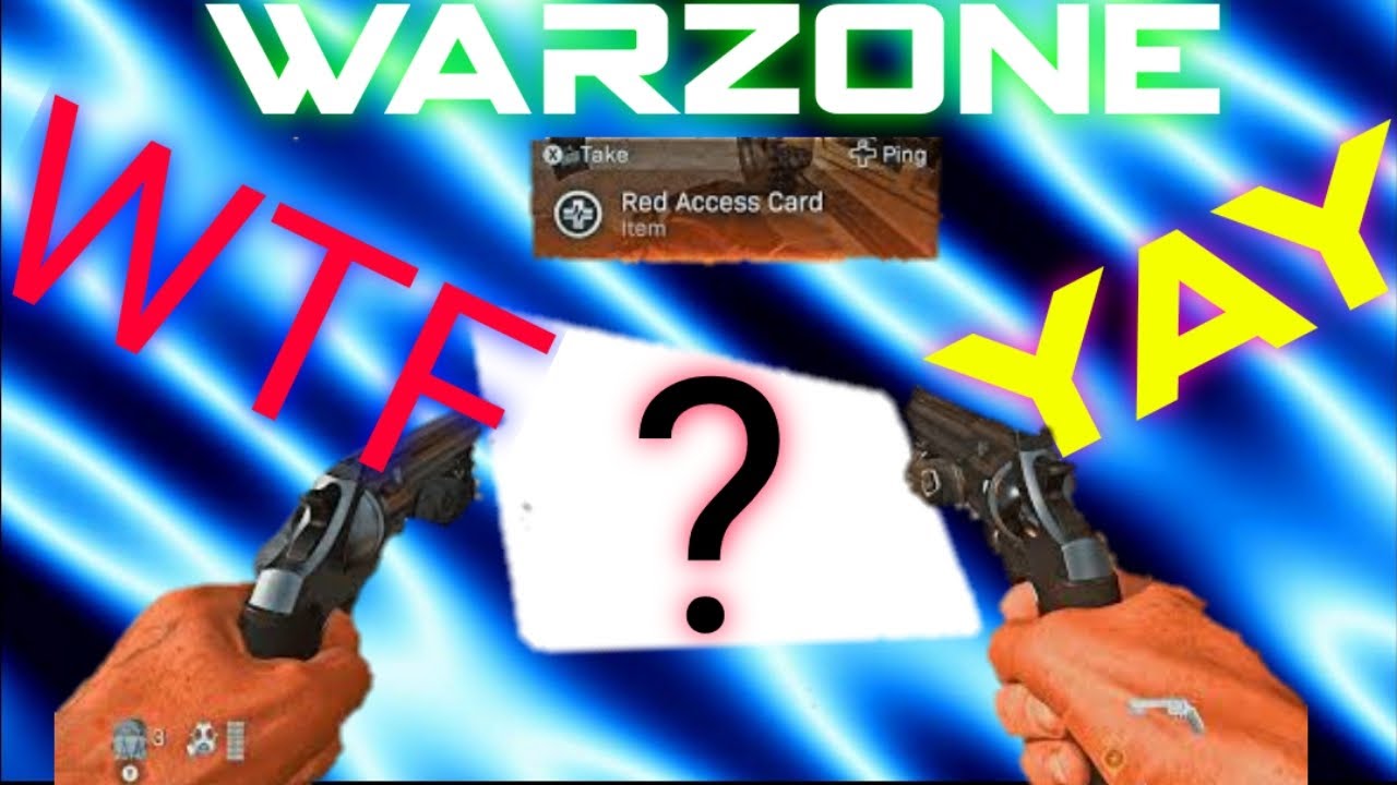 WE FOUND THE RED ACCESS CARD IN WARZONE-FUNNY MOMENTS - YouTube