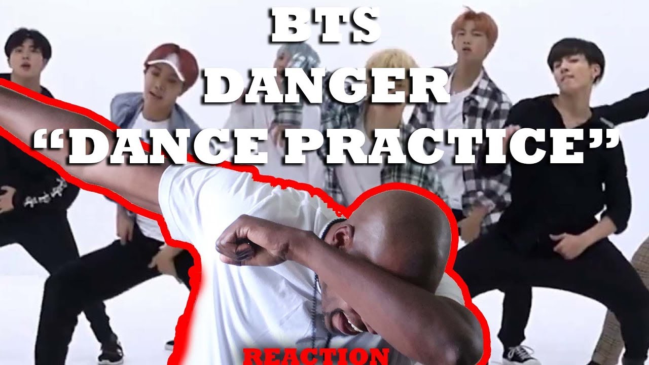 AMERICAN REACTS TO BTS 방탄소년단("Danger' dance practice) - YouTube