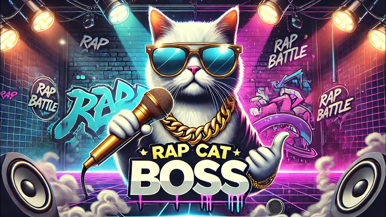 "CATBOSS - The Ultimate Feline Rap Anthem 🐱🔥"#cat #cartoon #catlover # ...