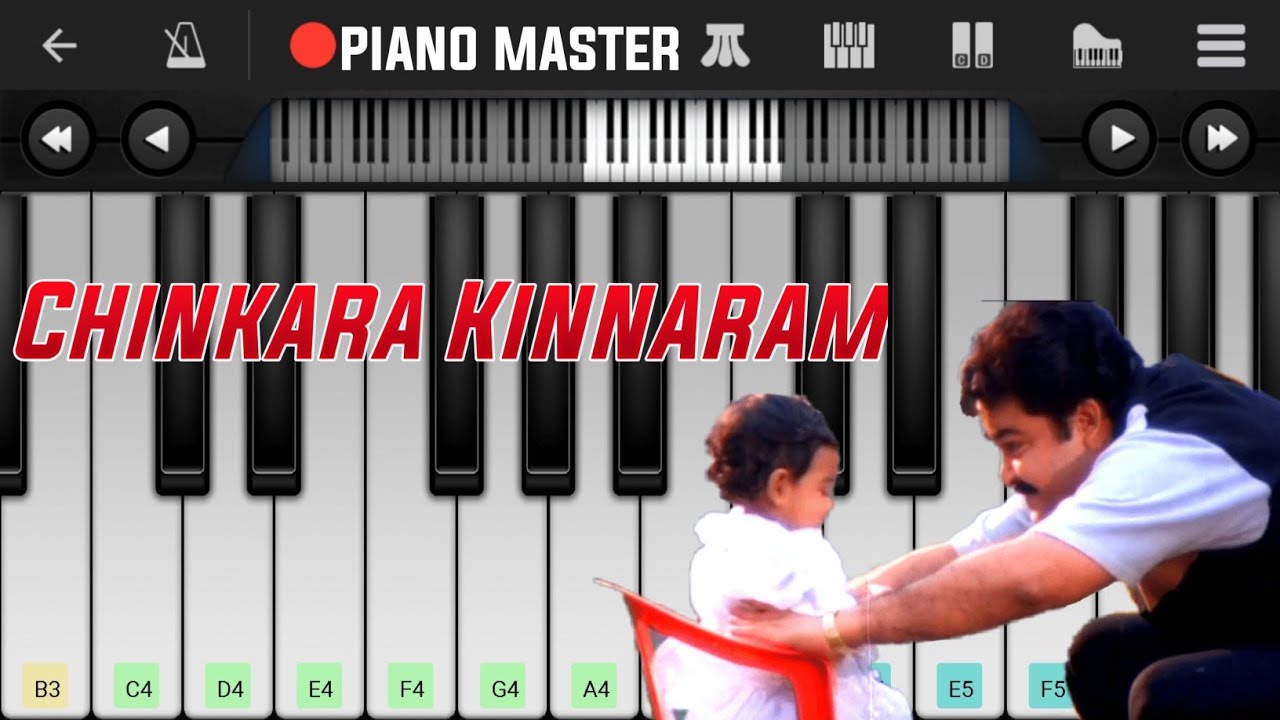 Chinkara Kinnaram - Minnaram Piano Tutorial | Malayalam Piano | Perfect ...