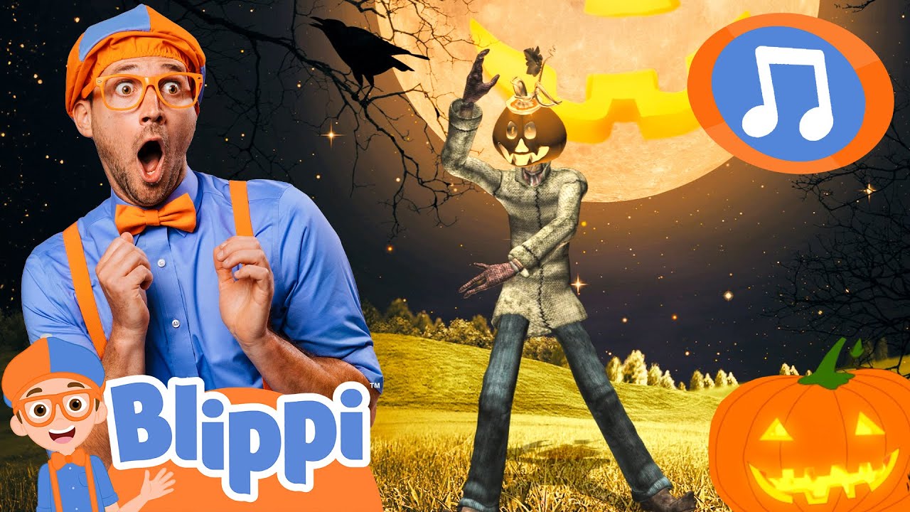 Halloween Trick or Treat Song | Blippi 🚀 | Nursery Rhymes - YouTube