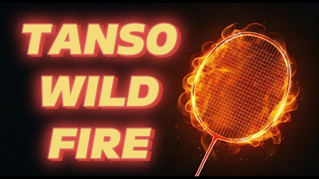 Best Budget Badminton Racket for Advanced Players??🔥TANSO Wild Fire ...