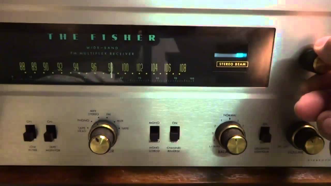Fisher 500B Receiver - YouTube