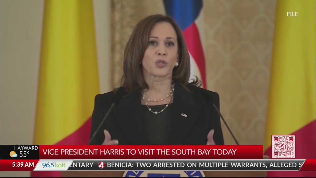 Vice President Harris to visit the South Bay today - YouTube