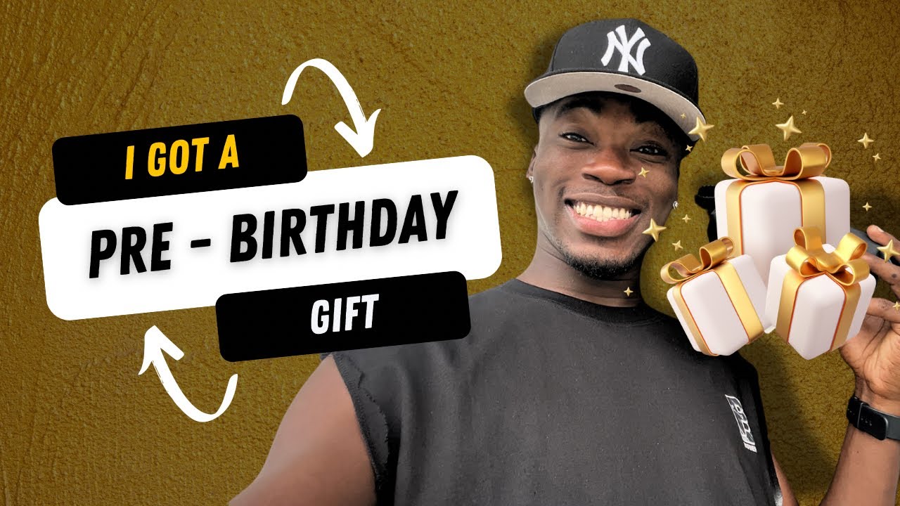 I GOT A PRE BIRTHDAY GIFT FROM SOMEONE SPECIAL - YouTube