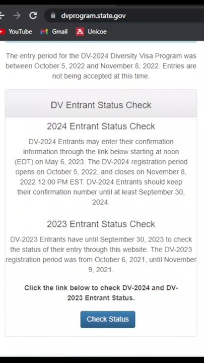 How to check dv result l How to check dv result 2024 l how to check edv result 2024 l dv result ...