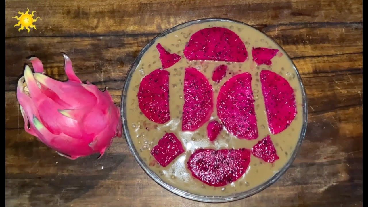 Pitaya Pearl: Dragonfruit goodness in a vegan dessert - YouTube